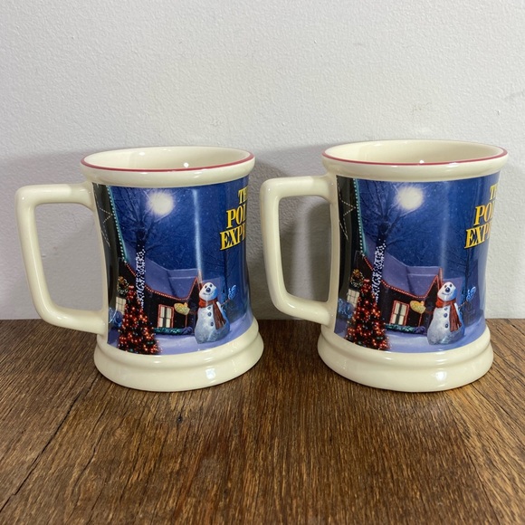 Warner Bros. | Dining | Polar Express Set Of 2 Official Collectible ...